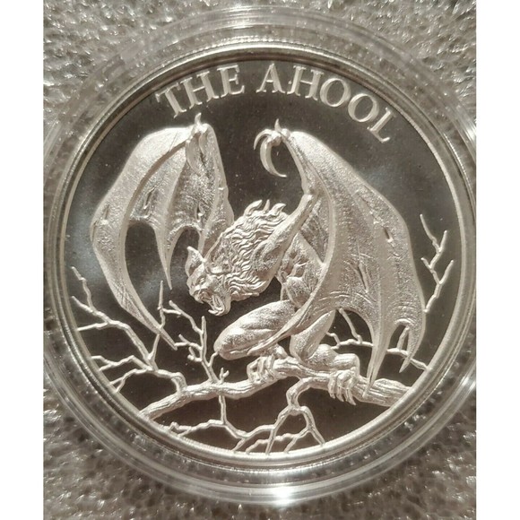 Art | Giant Batman The Ahool 1 Oz 999 Silver Round Indonesia Folklore ...